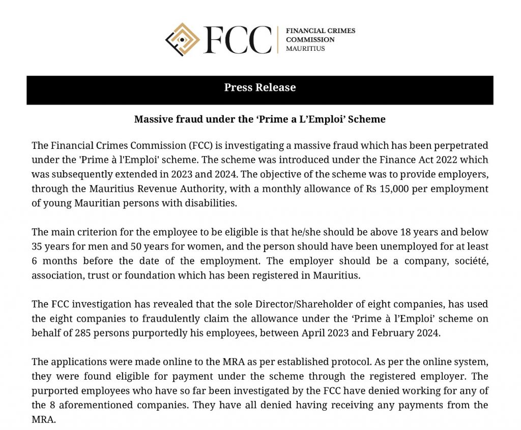 News - Financial Crimes Commission