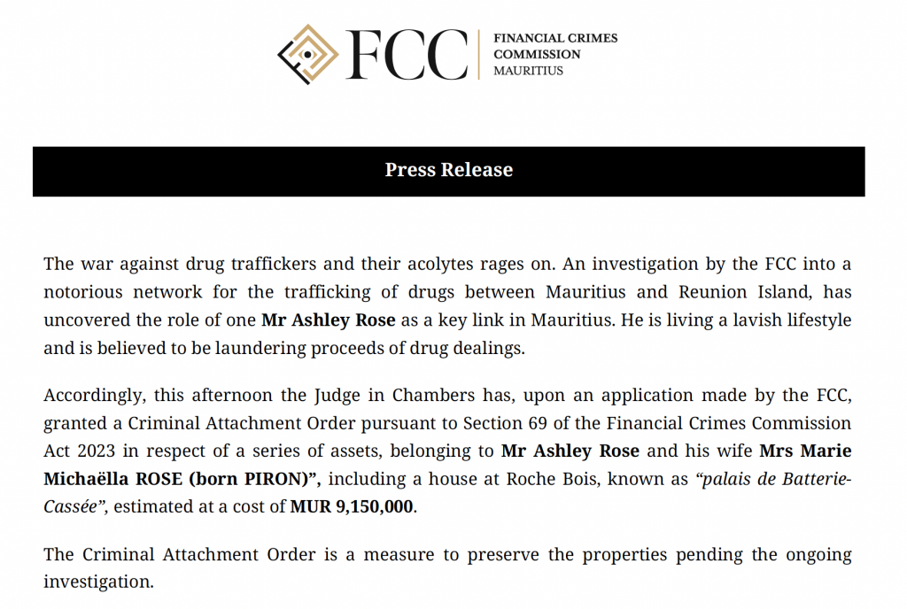 Press Release Archives - Financial Crimes Commission